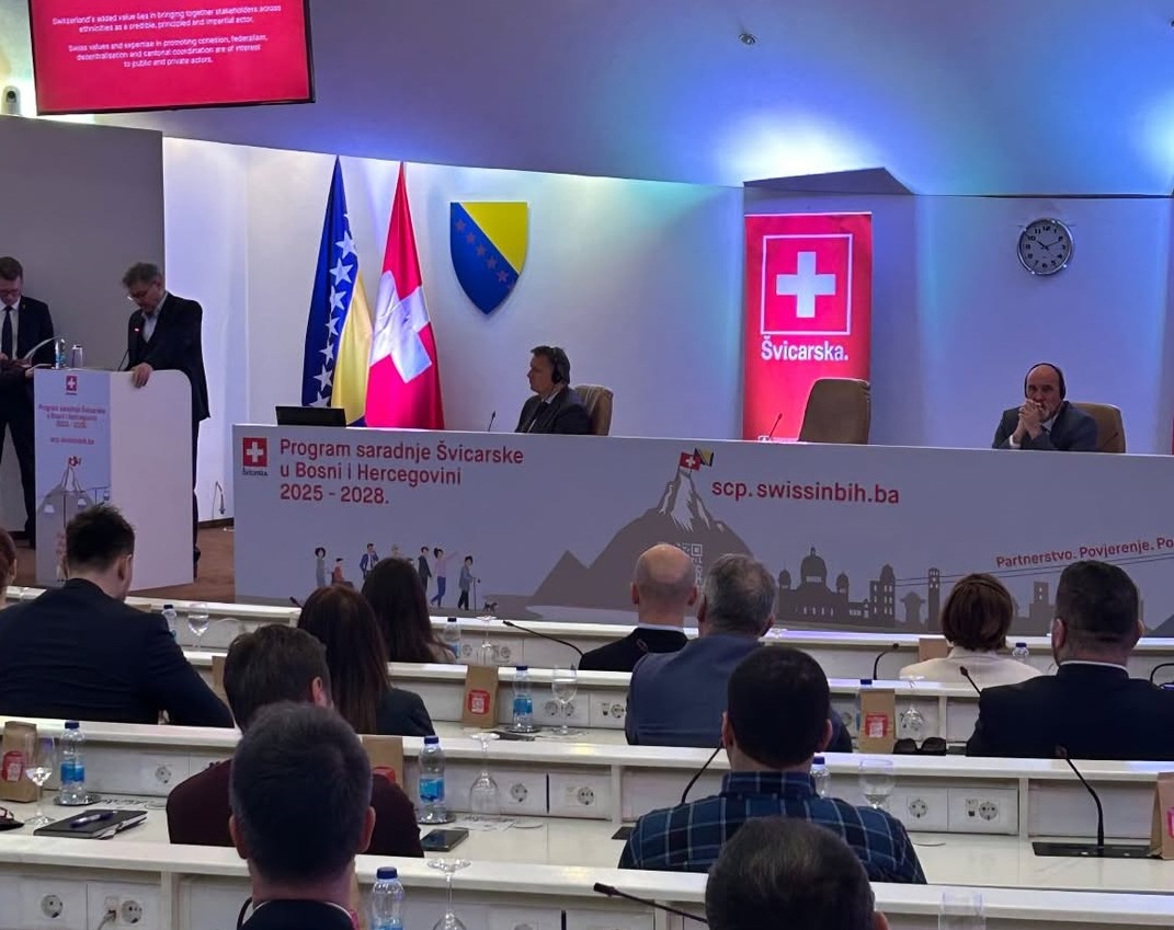 Paralamentarna skupština BiH: Predstavljen Program saradnje Švicarske u BiH vrijedan 120 miliona ...